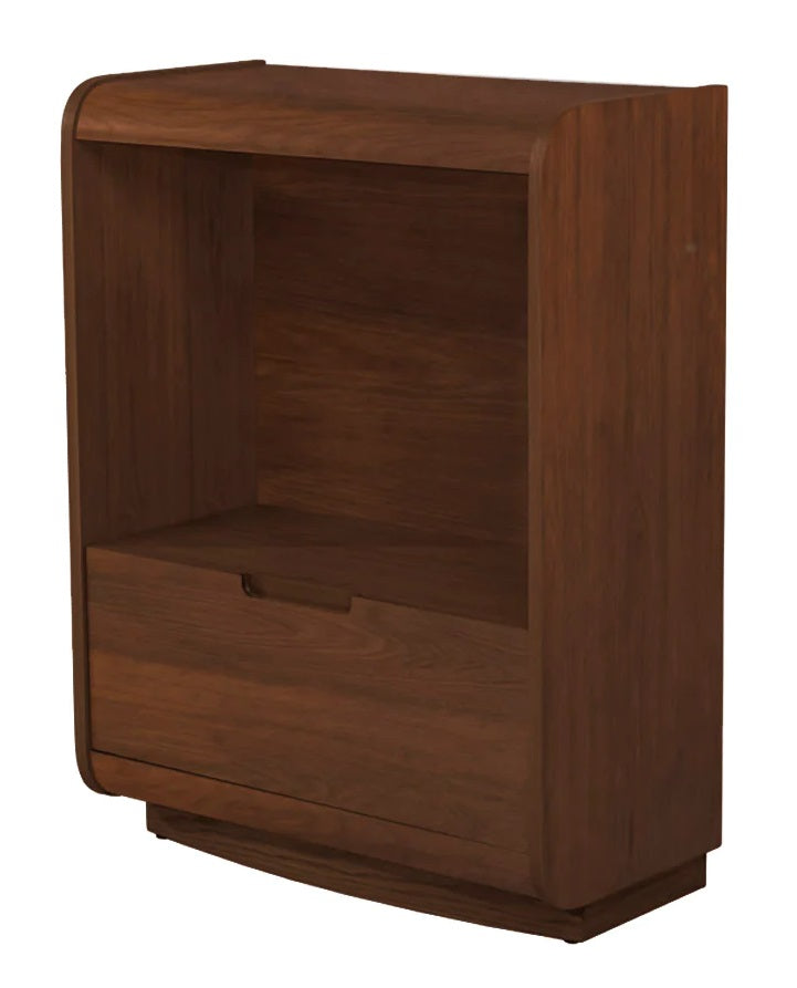 Jual San Francisco Short Bookcase with Drawer Walnut – Skidmores Ltd